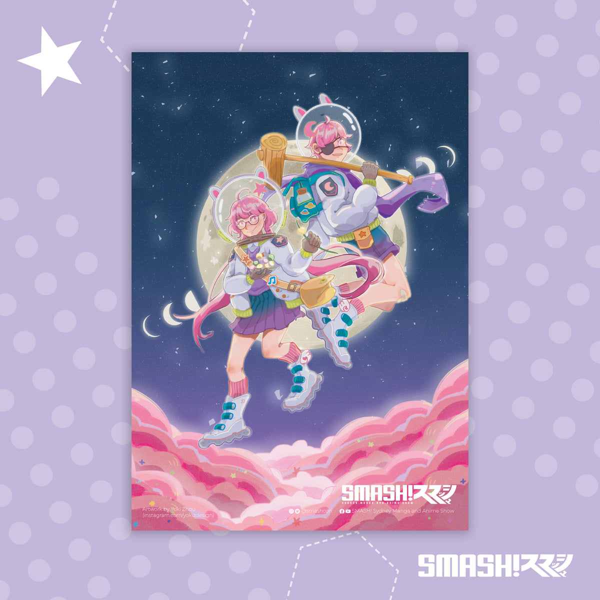 SMASH! 2023 Clean Poster - Rabbit Moon Theme – SMASH! Online Store