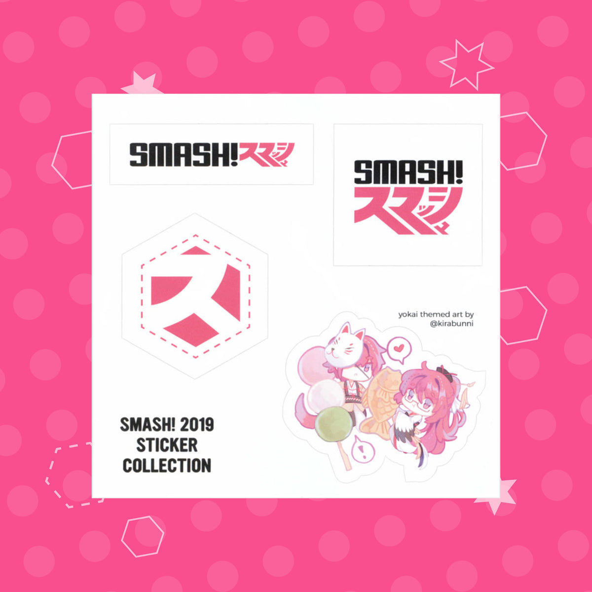 SMASH! Youkai-theme - Sticker Pack – SMASH! Online Store